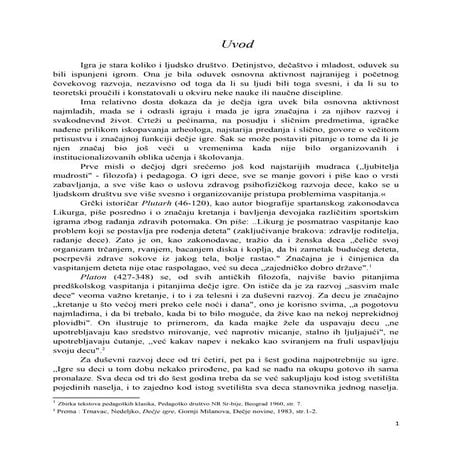 Igra kao princip rada | DOC