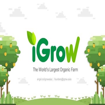 Igrow Pitch Deck | PDF