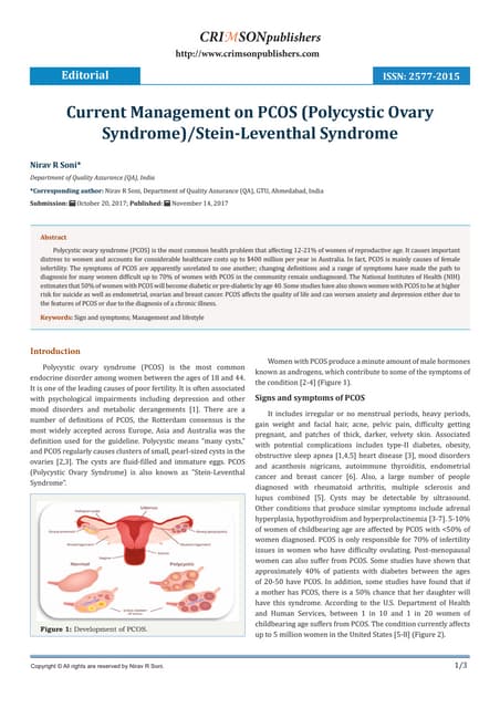 PCOD (Polycystic Ovarian Disease) | PPT | Infertility | Reproductive Health