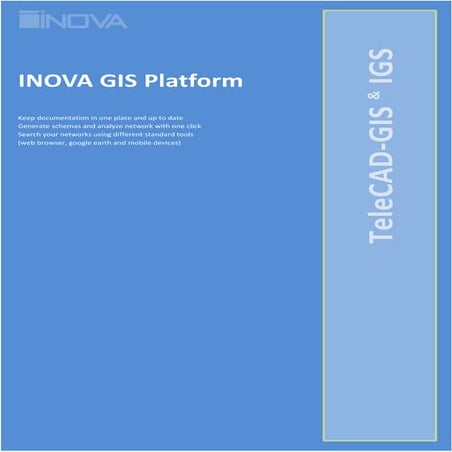 TeleCAD-GIS & IGS Platform | PDF