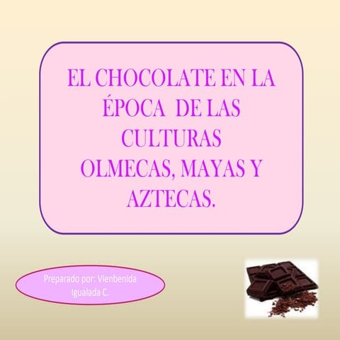 Historia Del Chocolate | PPTX