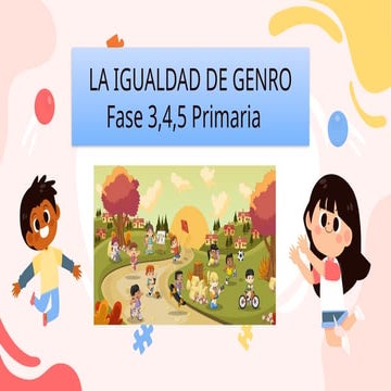 IGUALDAD DE GENERO.ppt en la nueva escuela mexicana | PPTX