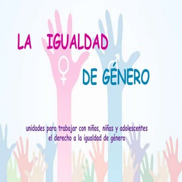 Igualdad de genero presentación | PPTX