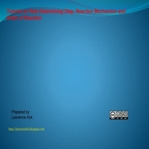 IB Chemistry on Reaction Mechanism | PPT