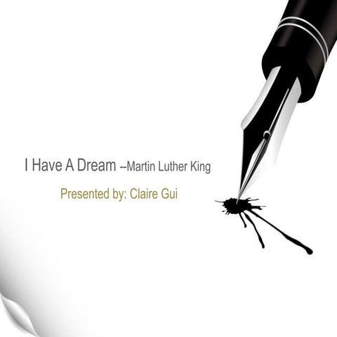 i have a dream by martin luther king.... | PPTX