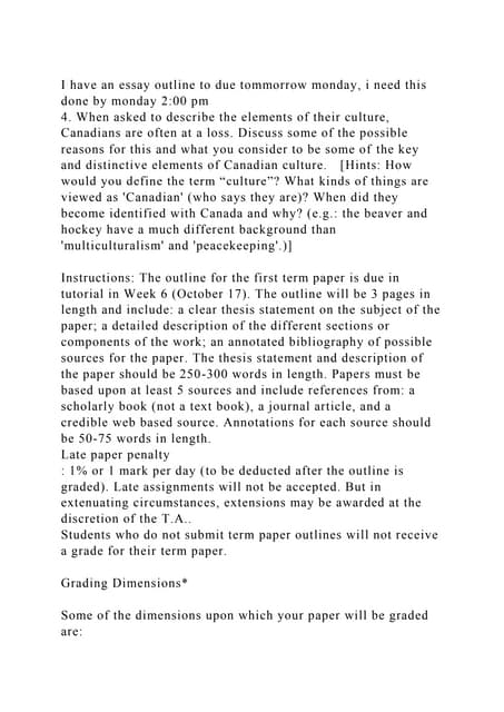 Group Presentation Outline•Slide 1 Title slide•.docx