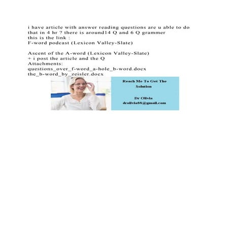 i have article with answer reading questions are u able to do that i.docx