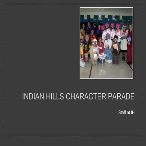 Ih book character parade | PPTX