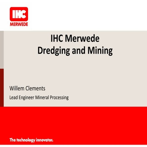 IHC Merwede Dredging and Mining | PDF