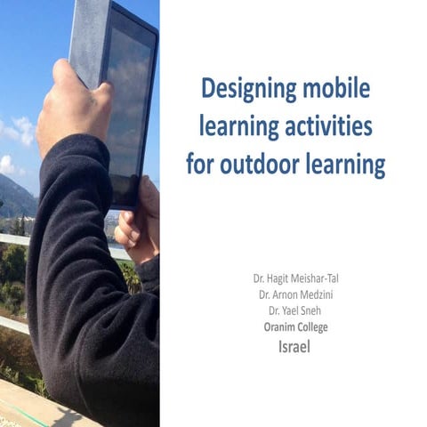 Designing mobile learning activities for outdoor learning | PDF