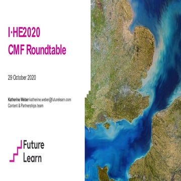 IHE2020 CMF Roundtable: Introduction MOOC platforms | PPT
