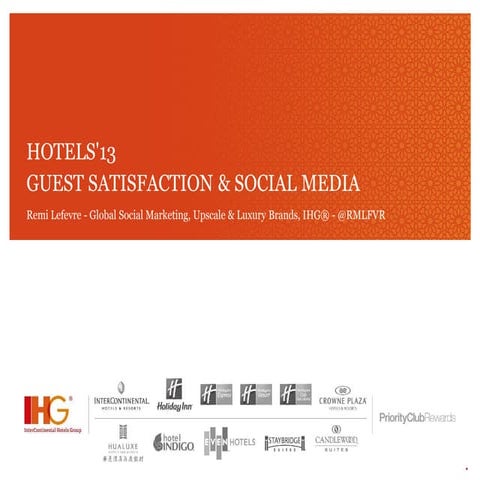 HOTEL13- IHG remi lefevre | PPT