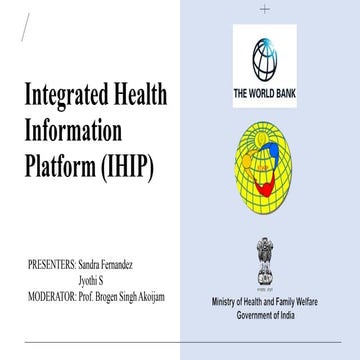 Integrated Health Information Platform (IHIP) | PPTX