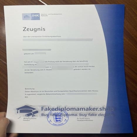 How to buy IHK Zeugnis online in Germany? | PDF