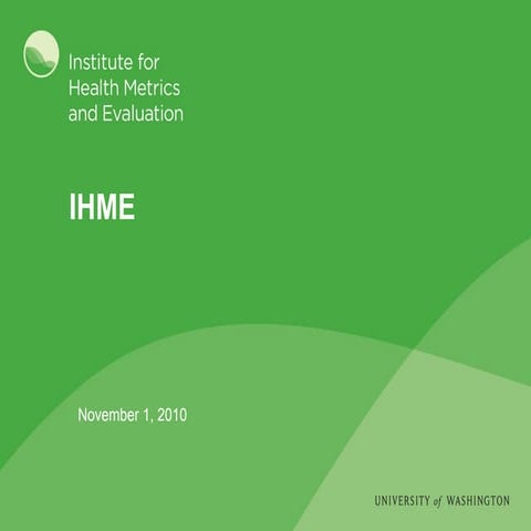 Introduction to IHME | PPT