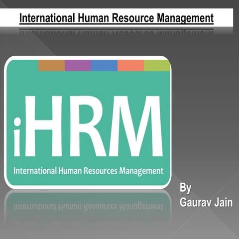 IHRM | PPT