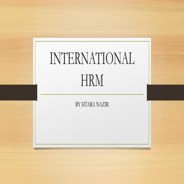 I HRM.pptx pgdm/MBA hr specialization ation | PPT