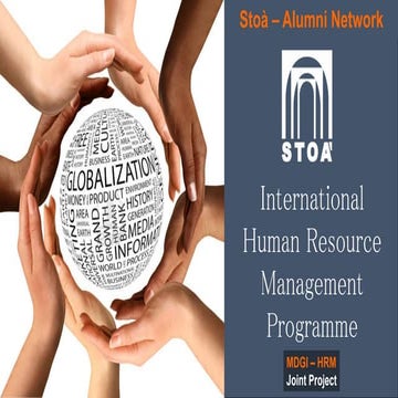 Global human resource management lecture 1 | PPT