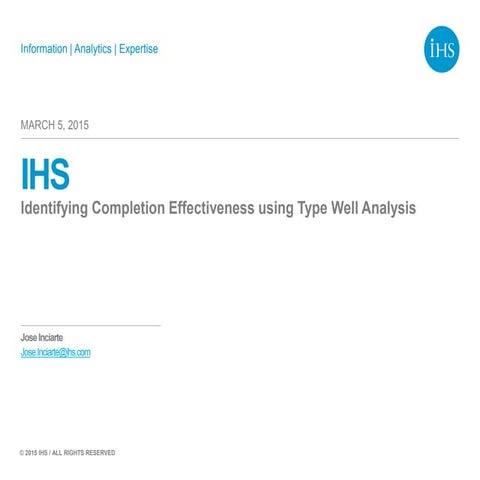 Ihs energy technical analytics