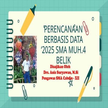 IHT Perencanaan berbasis data tahun 2025 pptx | PPTX