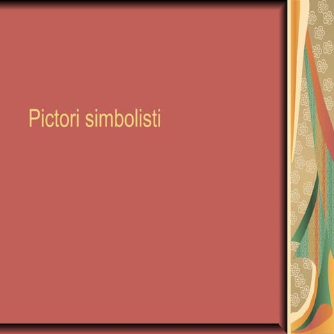 Ii. pictura simbolista | PPT