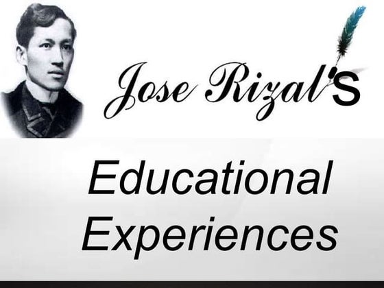 Jose Rizals Education In The Philippines The Awakening SSLG Corner