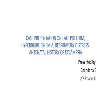 CASE PRESENTATION ON ECLAMPSIA | PPTX