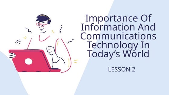 GRADE 7 ICT- Week 1-Sectors of ICT and Its career Business ...