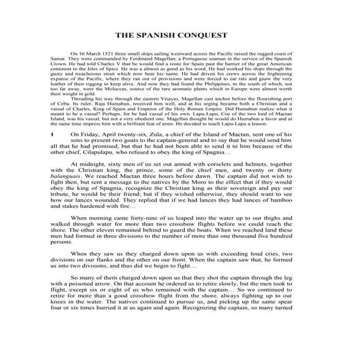 The Spanish Conquest 2 | PDF