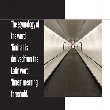 Space Between Space in Architecture: Liminal Zones | PPT