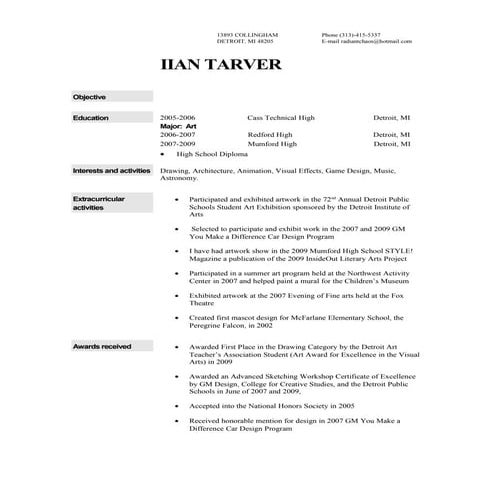 Iian resume2 | PDF