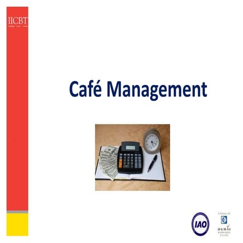 Cafe Management | PPTX