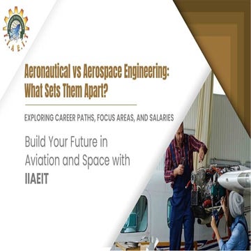 Difference Between Aeronautical and Aerospace Engineering Explained | PDF