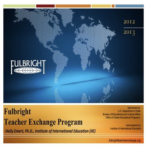 Fullbright Teacher Exchange Program | PPT