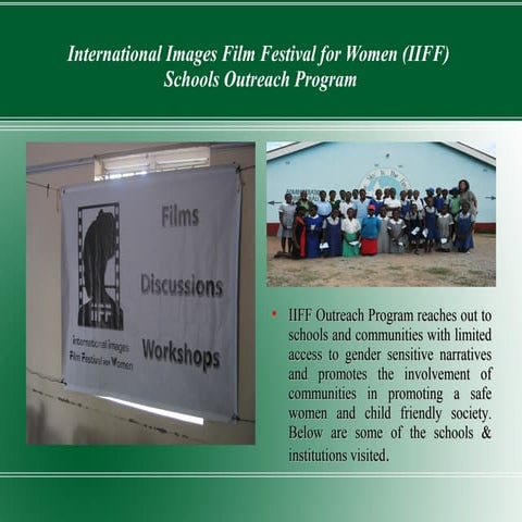IIFF outreach program - International Images Film Festival for Women ...