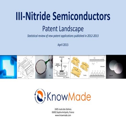 III-Nitrides 2012 2013 Patent Landscape | PDF