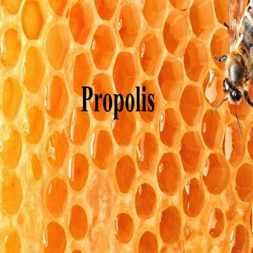 Iii propolis av food | PPT