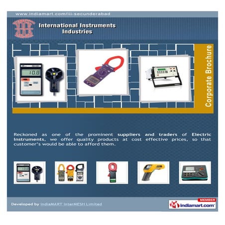 International Instruments Industries, Secunderabad, Electric ...