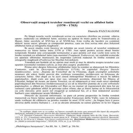 Iii 1 pantaleoni | PDF