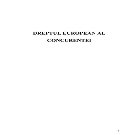 Iii dreptul european_concurentei | PDF
