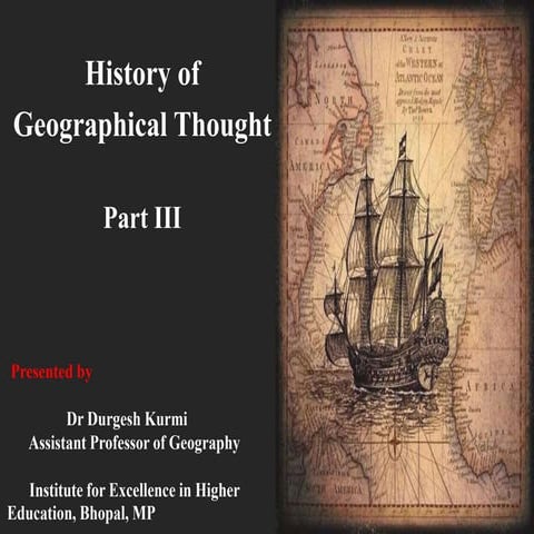 Development of geographical thought in ancient periods | PPTX