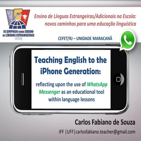 WhatsApp as a learning tool | PPTX