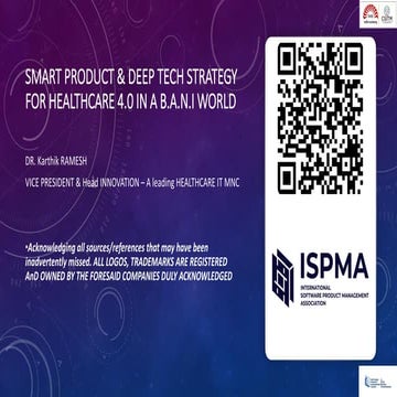 IIM BLR Smart Product & Deep Tech Strategy Healthcare 40 BANI world.pdf