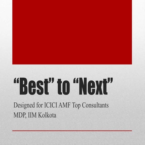 Best to Next | PPT