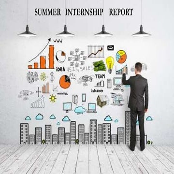 IIM intern report | PPT