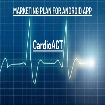 Marketing Plan for Android App | PPT