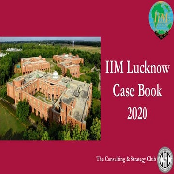 IIM Lucknow Case Book_2020 Consulting Case study Guesstimates.pdf