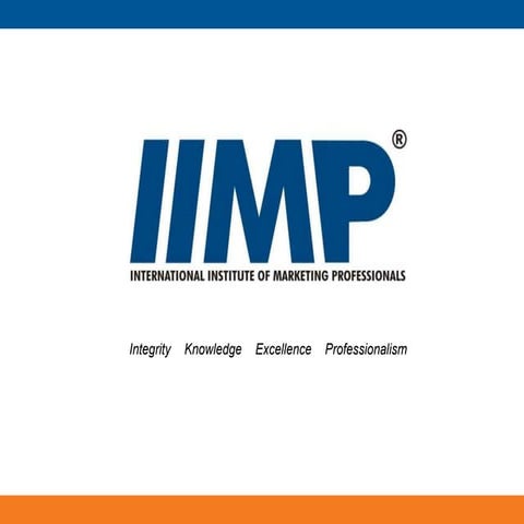 International Institute of Marketing Professional (IIMP) Canada ...