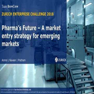 Pharma’s Future – A market entry strategy for emerging markets | PPTX