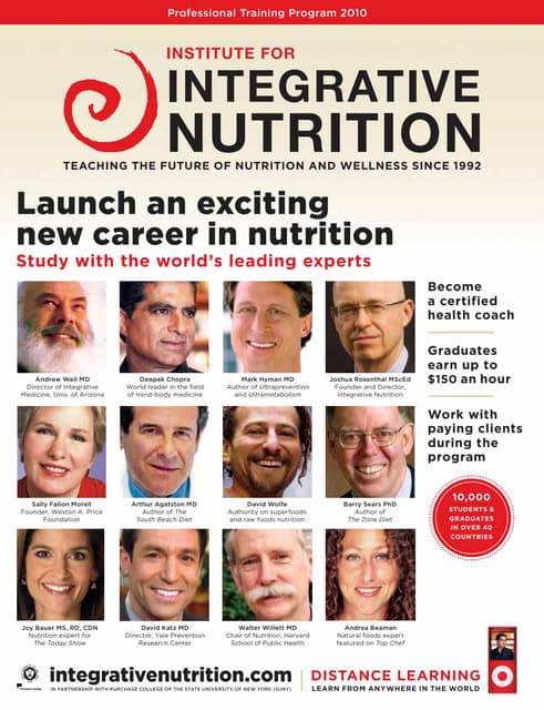 Institute for integrative nutrition